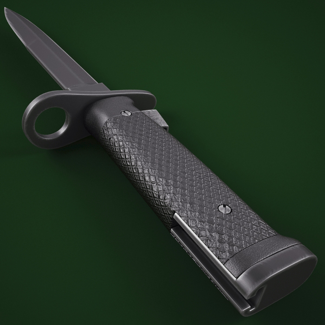 3d m14 rifle m6 bayonet