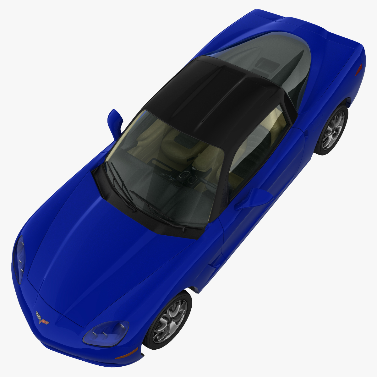 realistic chevrolet corvette c6 3d max