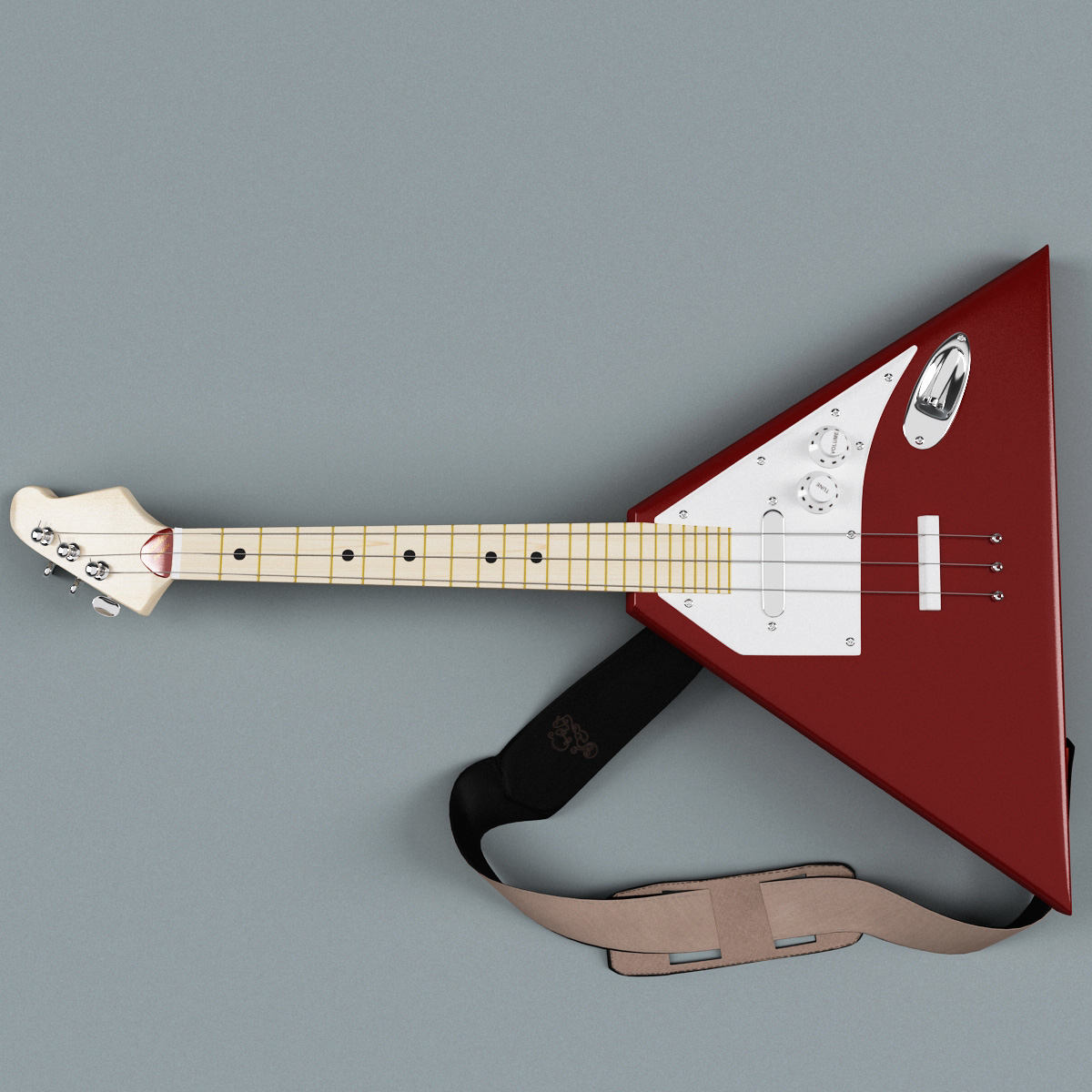 electric balalaika 3d model
