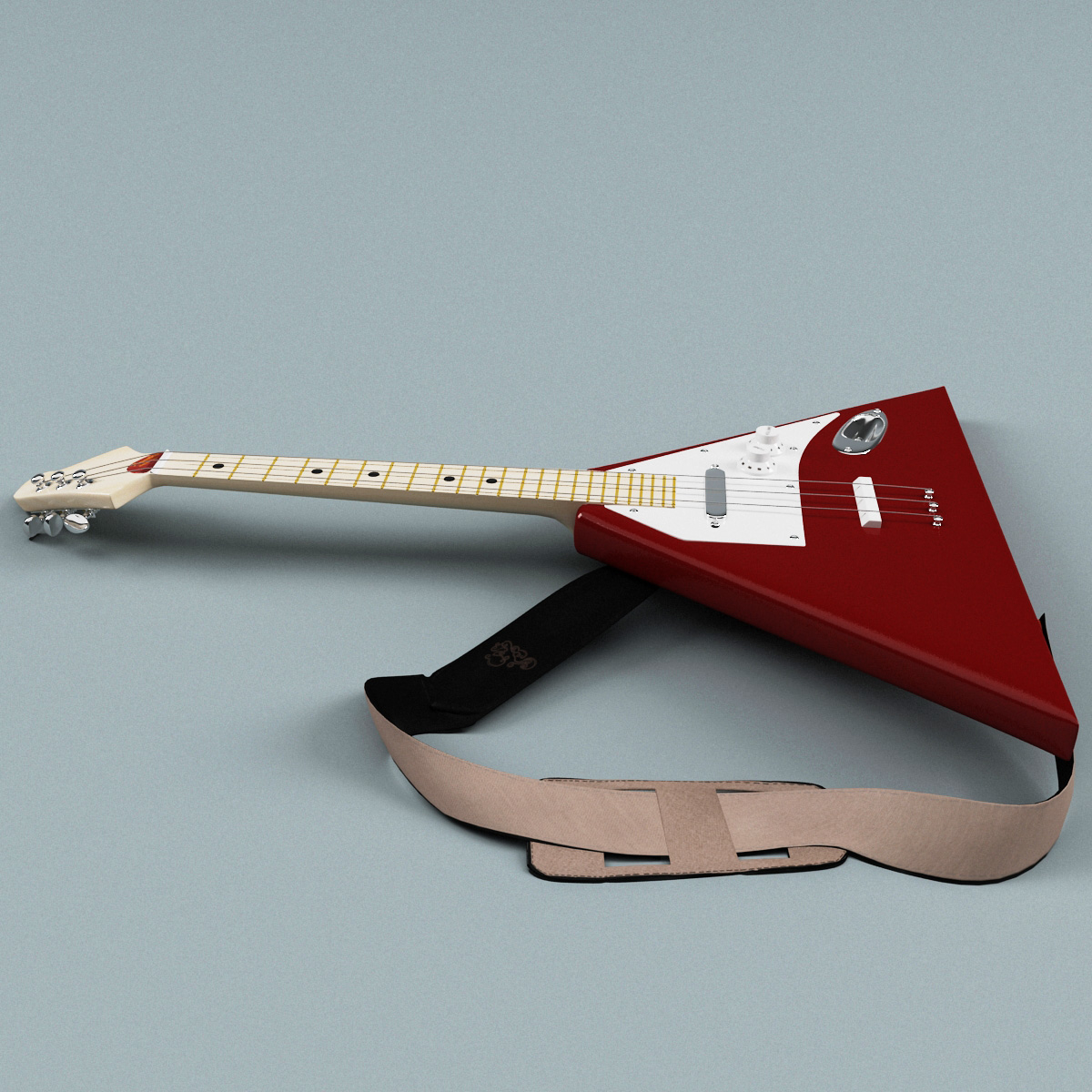 electric balalaika 3d model
