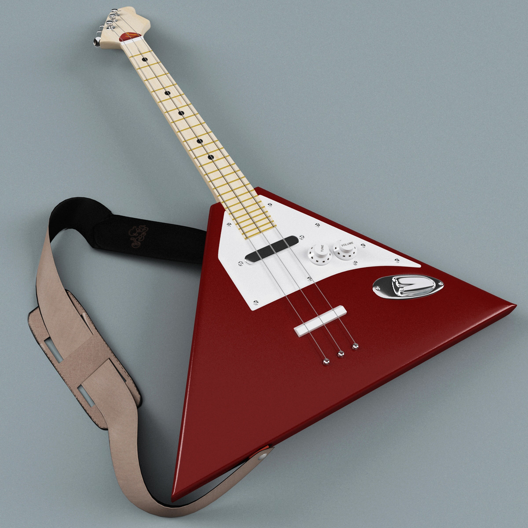 electric balalaika 3d model