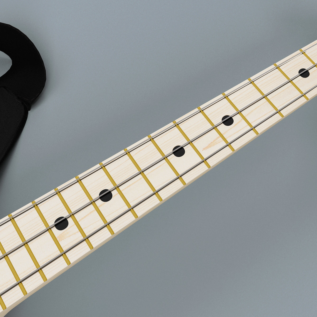 electric balalaika 3d model