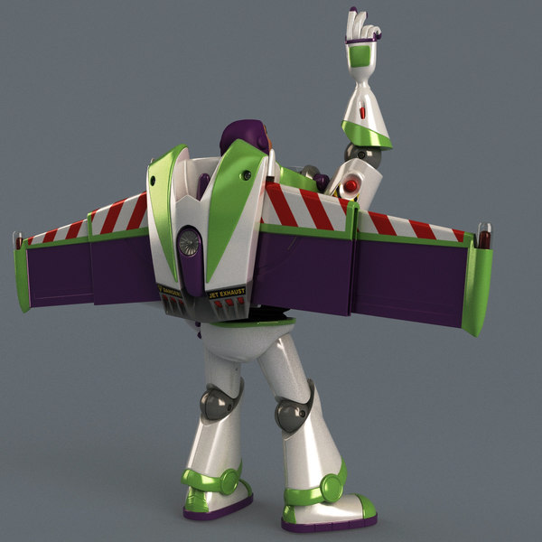 buzz lightyear pose 3 3d model