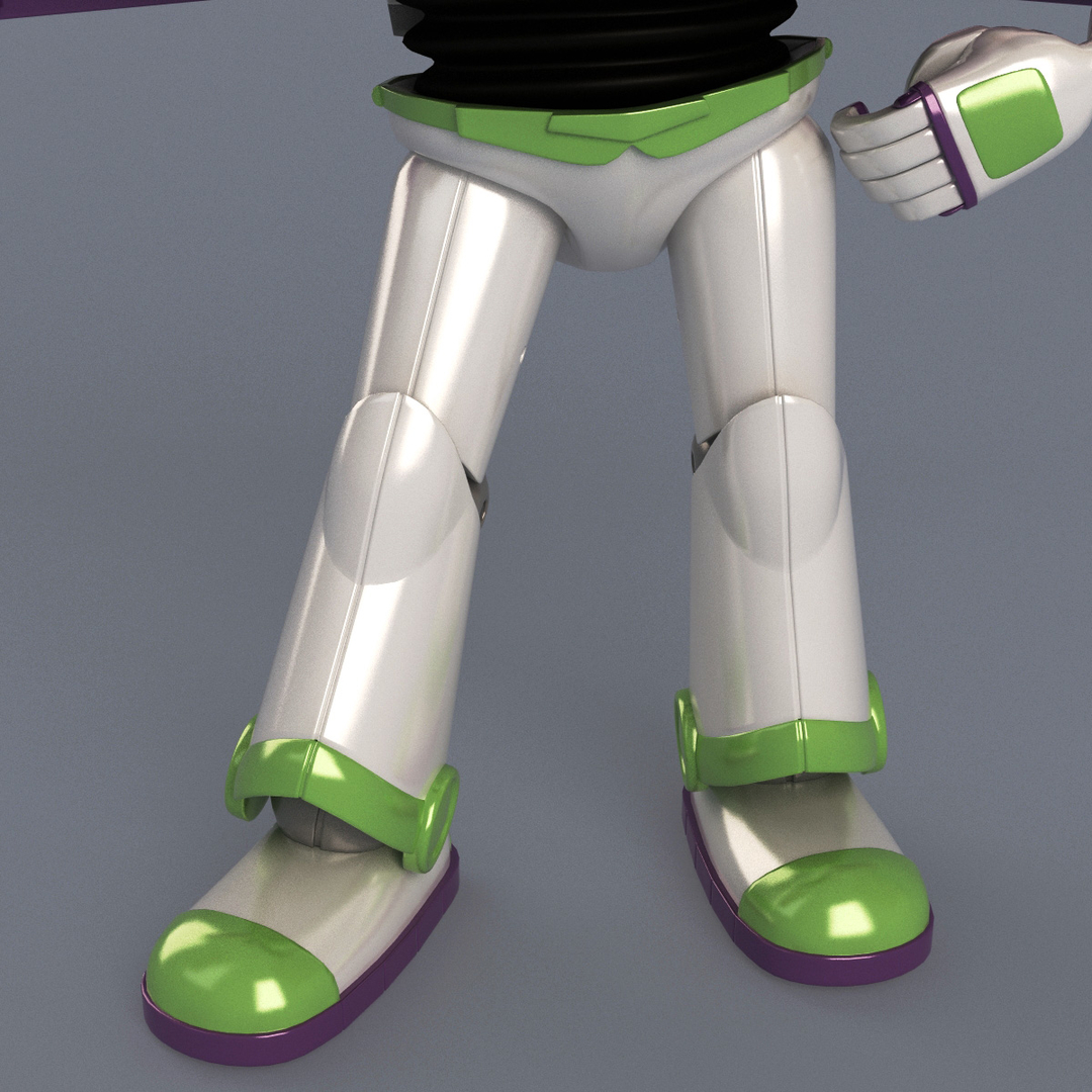 buzz lightyear pose 3 3d model