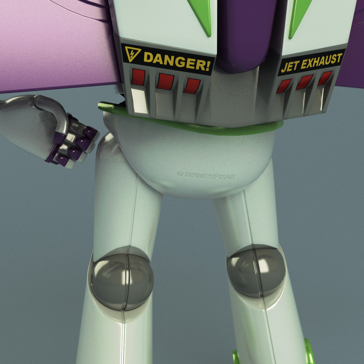 buzz lightyear pose 3 3d model