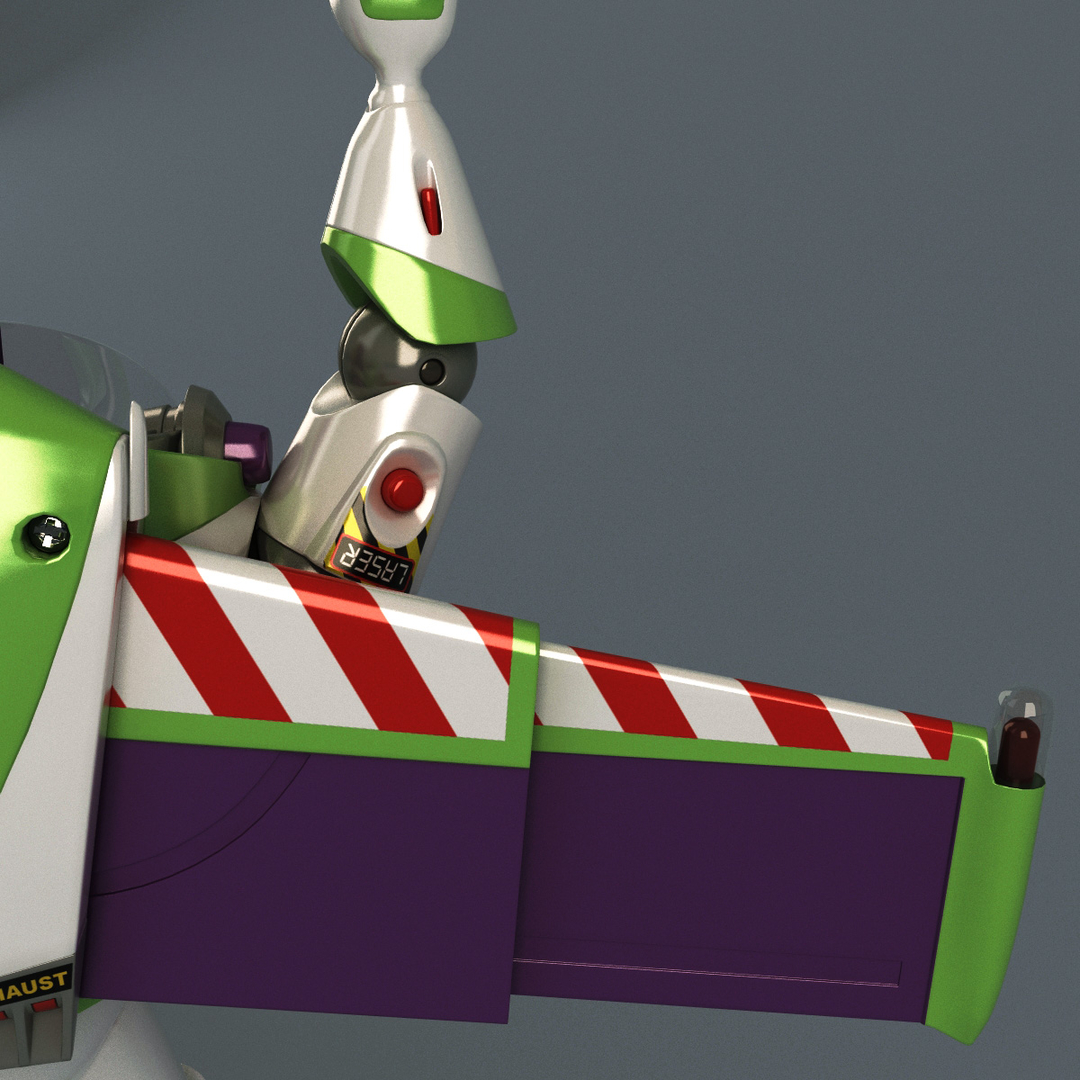 buzz lightyear pose 3 3d model