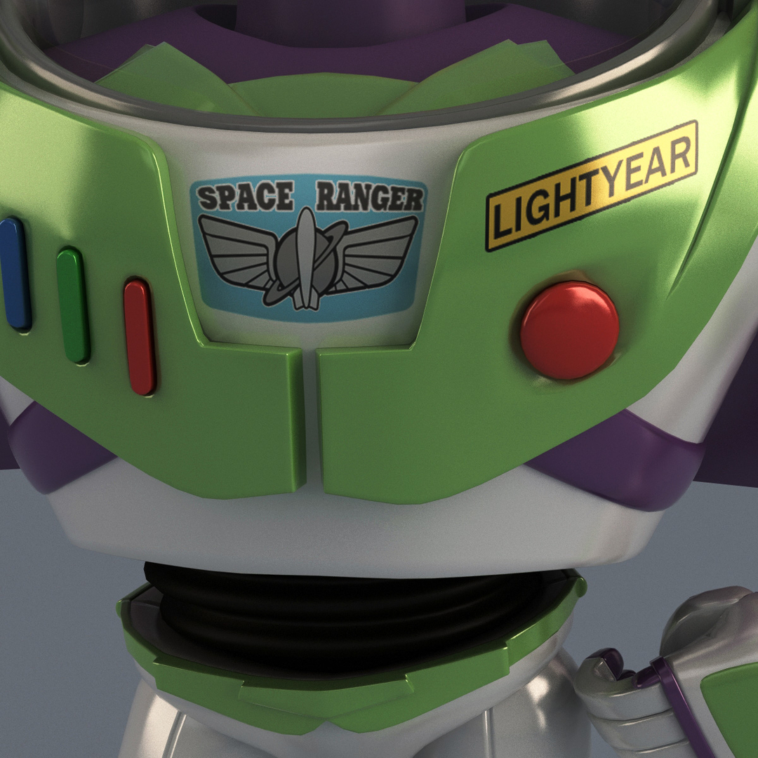 buzz lightyear pose 3 3d model