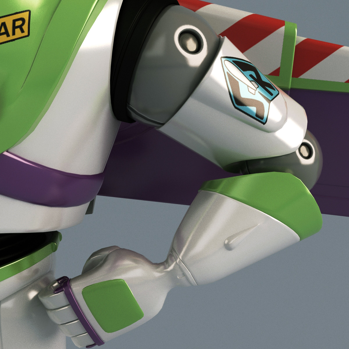 buzz lightyear pose 3 3d model