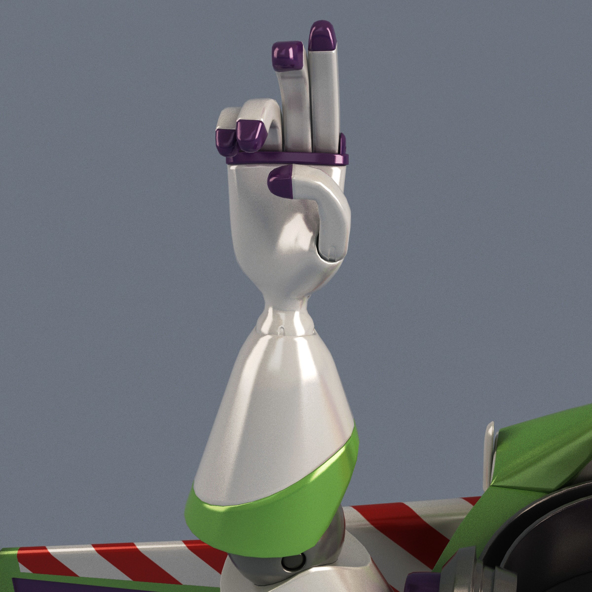 buzz lightyear pose 3 3d model