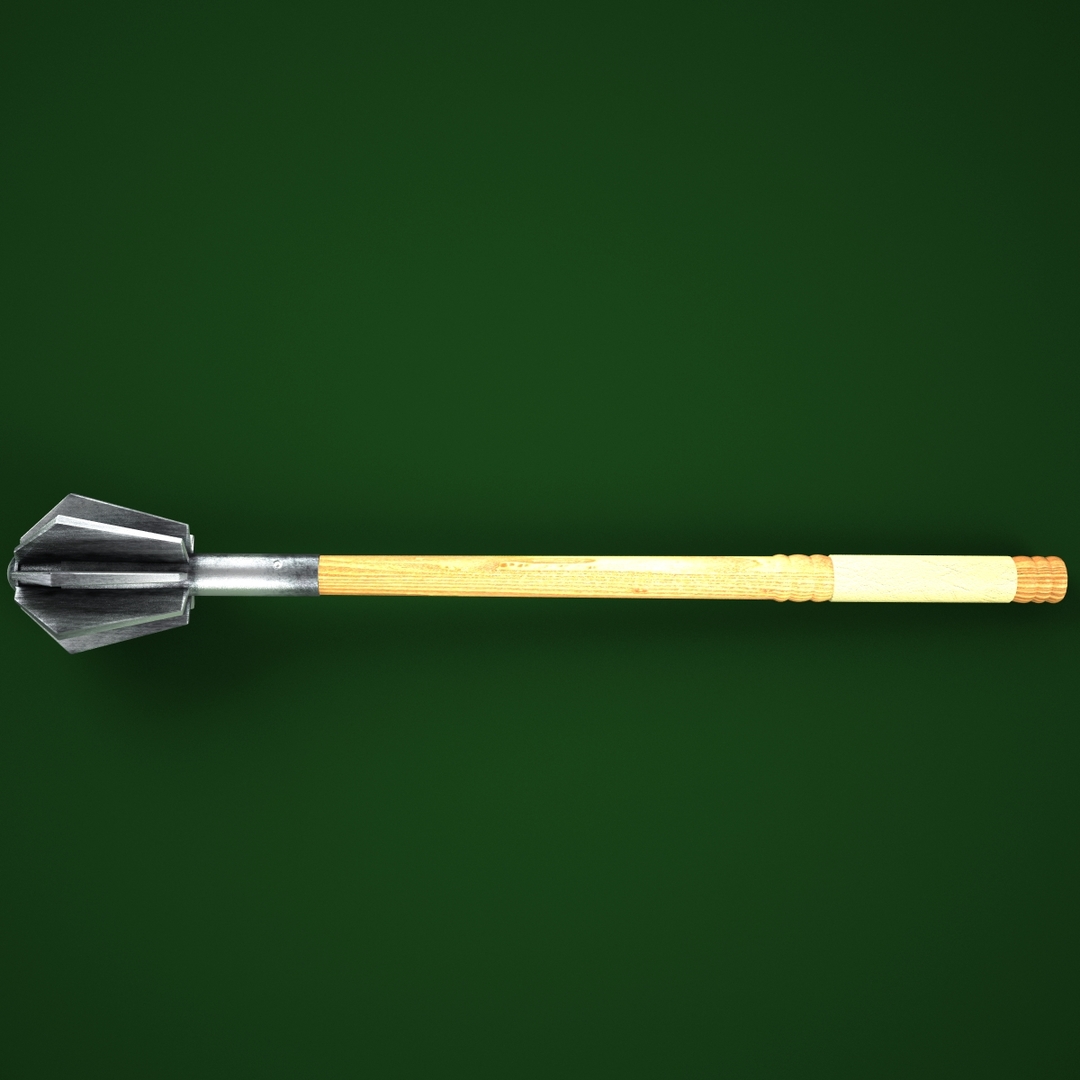 3d medieval mace v5 model