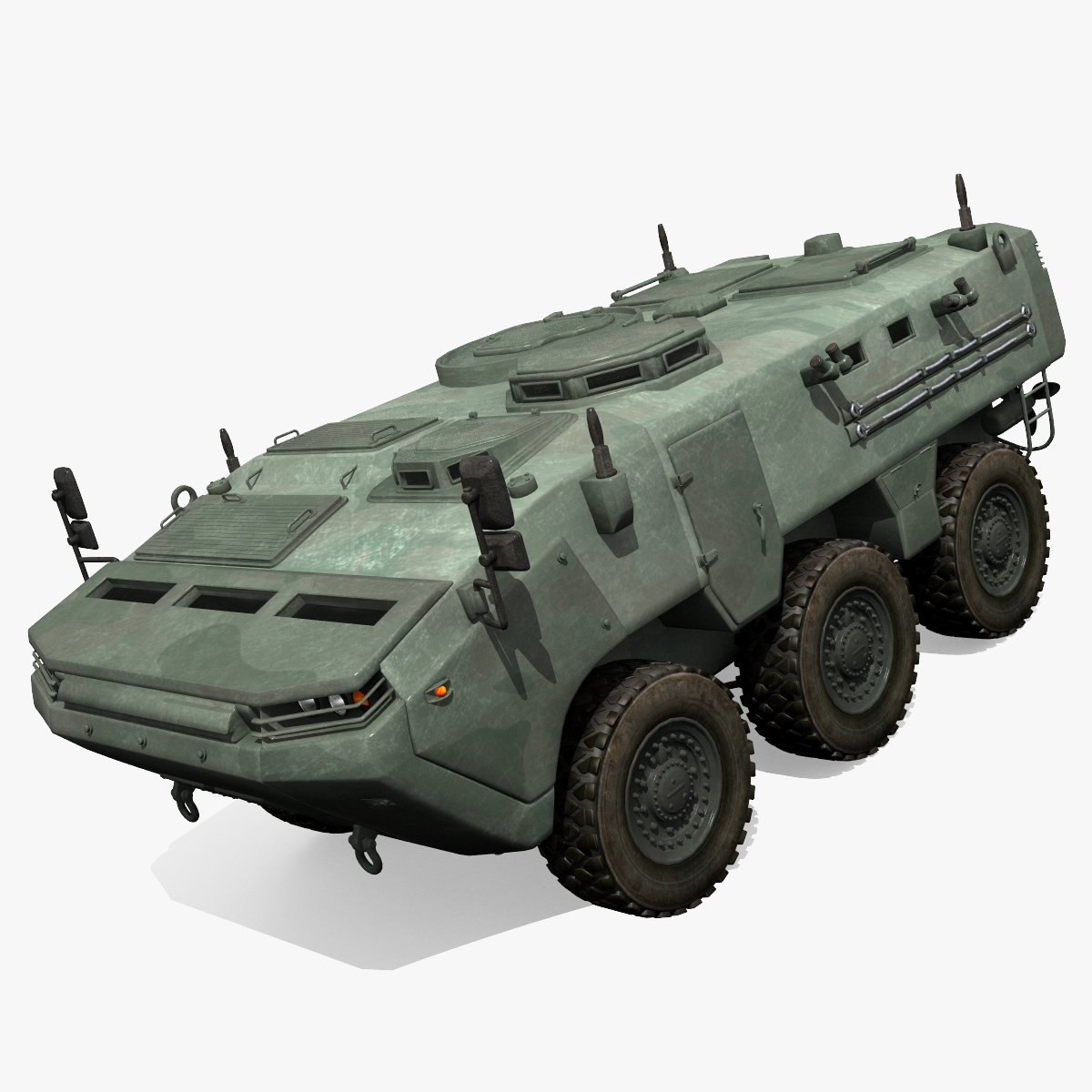 3d max realistic arma 6x6 turkey