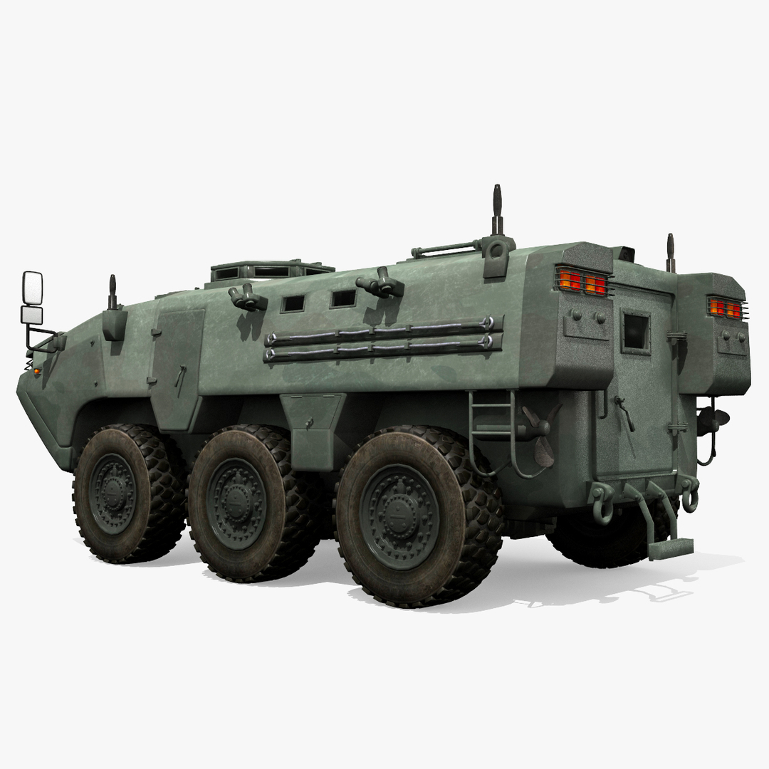 3d max realistic arma 6x6 turkey