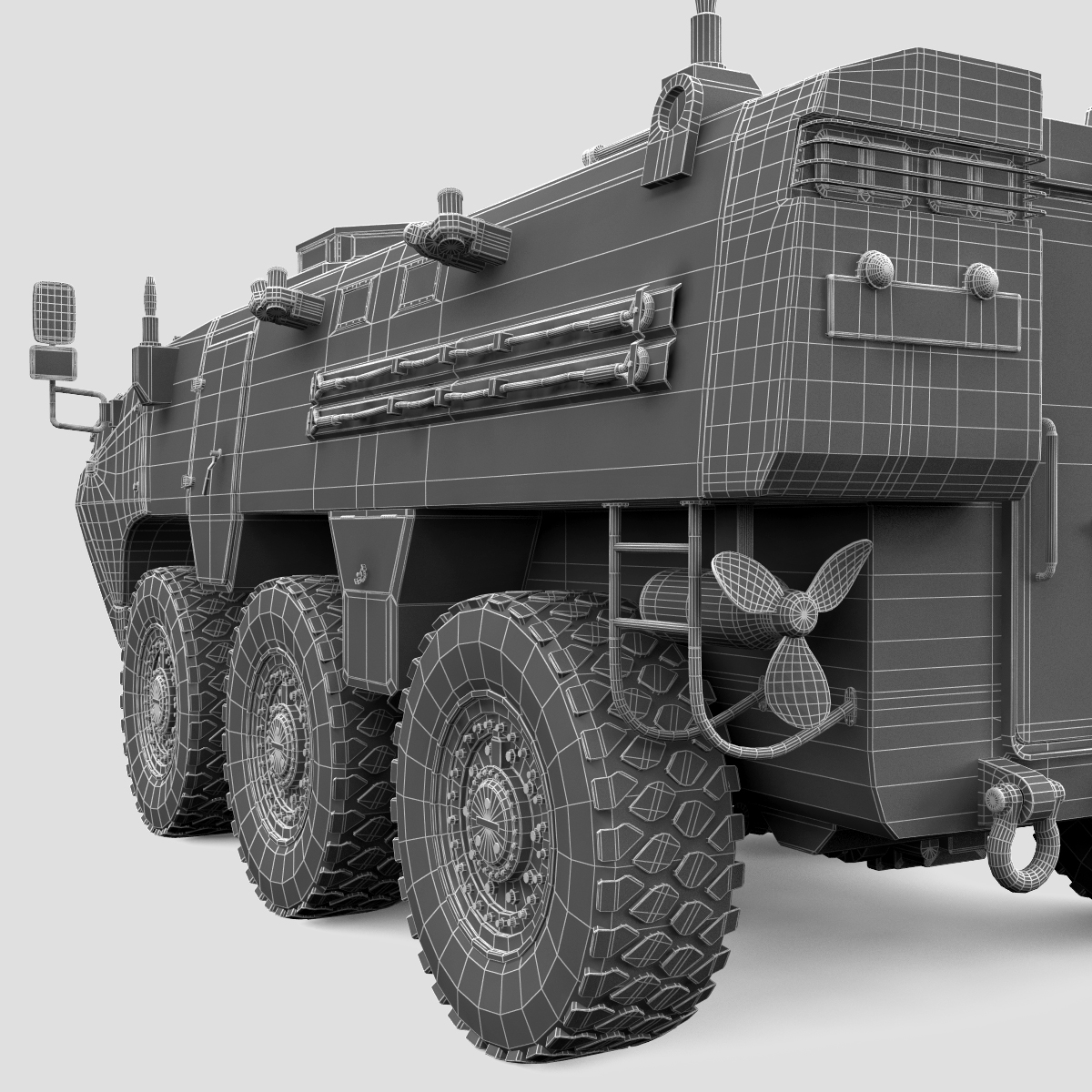 3d max realistic arma 6x6 turkey