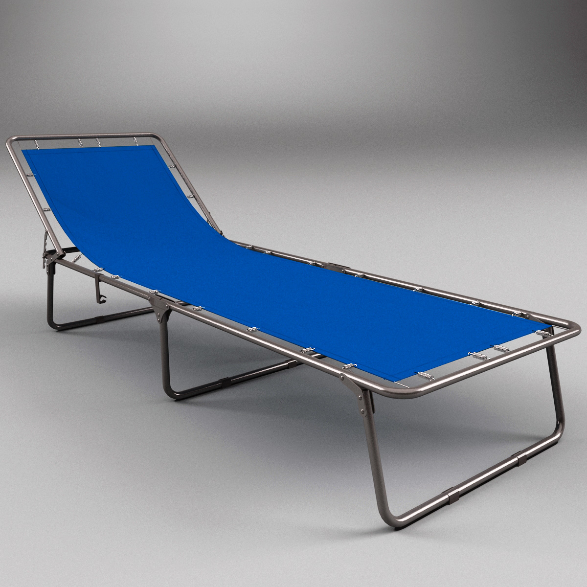 folding cot 3d obj