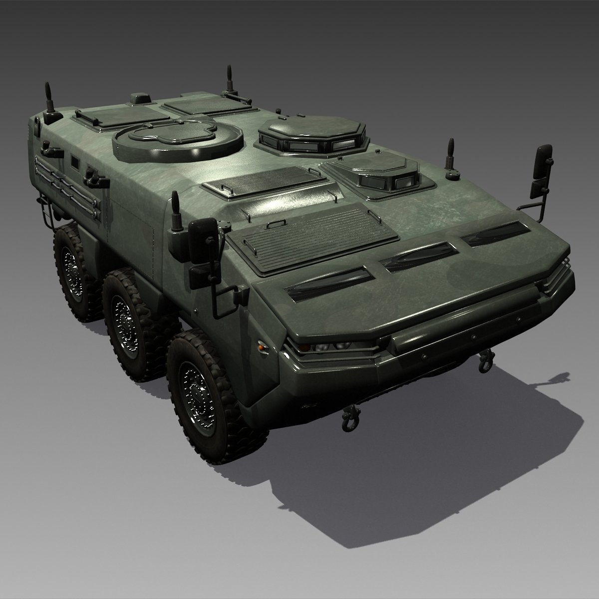 3d max realistic arma 6x6 turkey