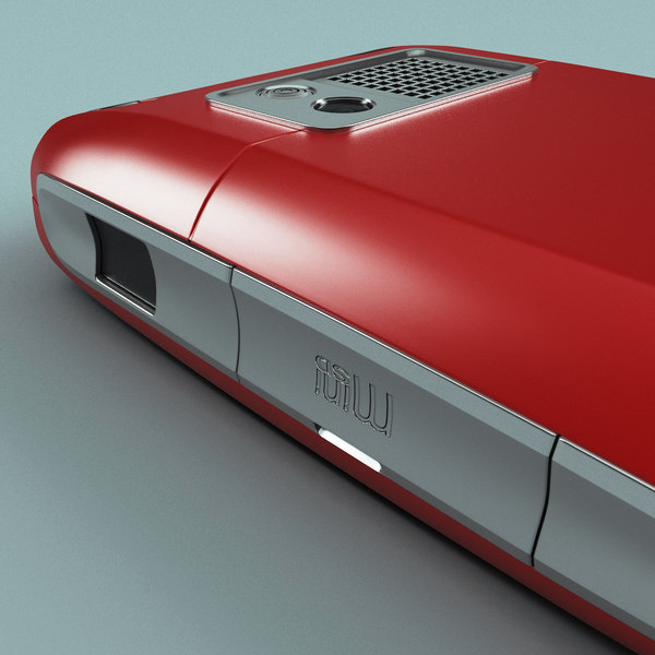 palm treo 750 red 3d model