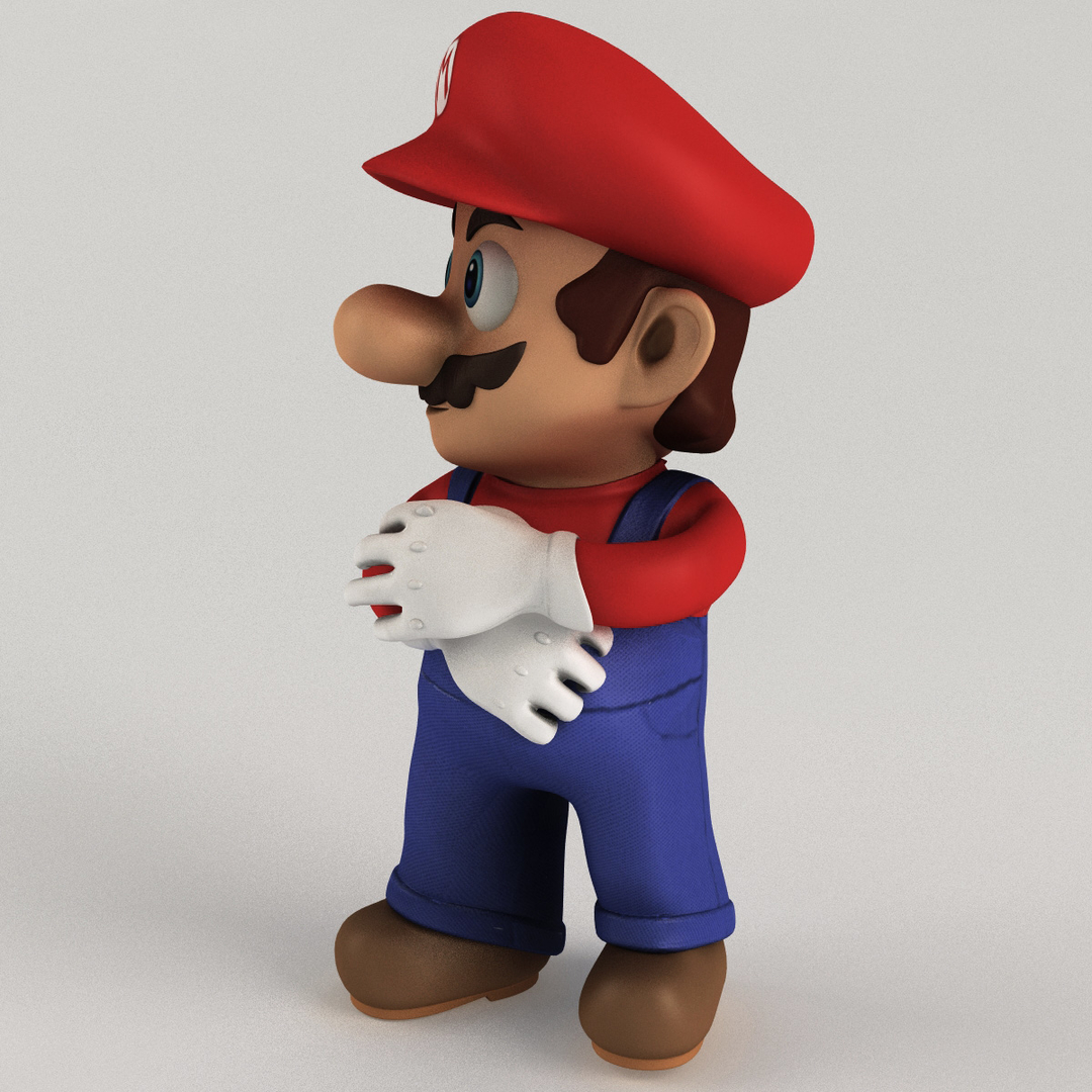3ds max super mario pose2