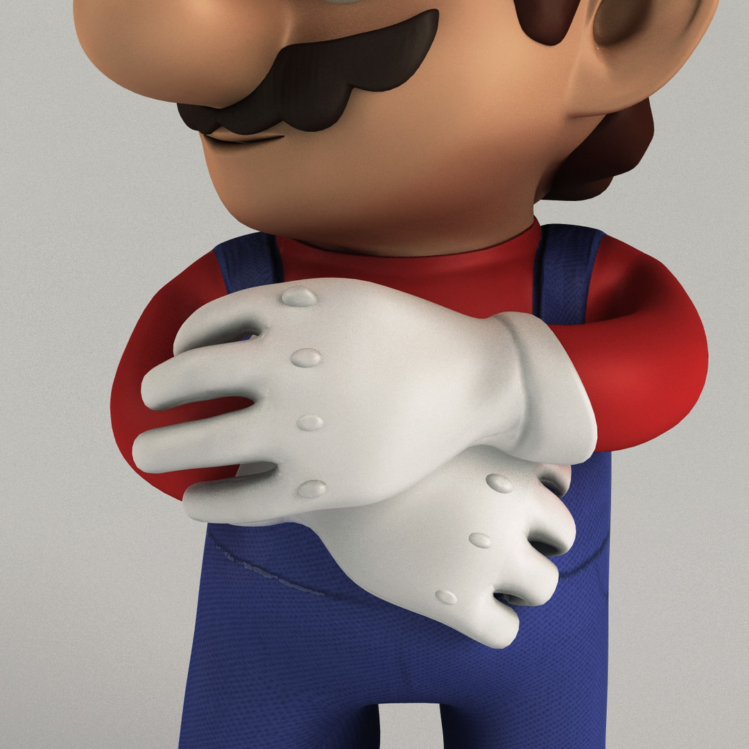 3ds max super mario pose2