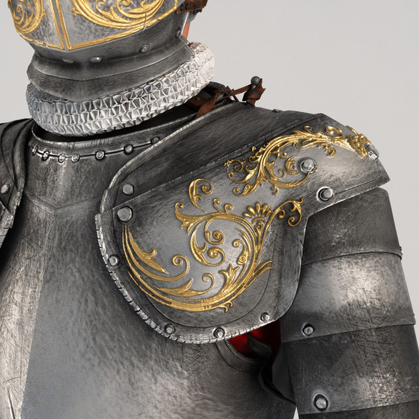 swiss guardsmen vatican knight 3d model