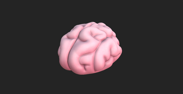 3D brain cartoon model - TurboSquid 1456152