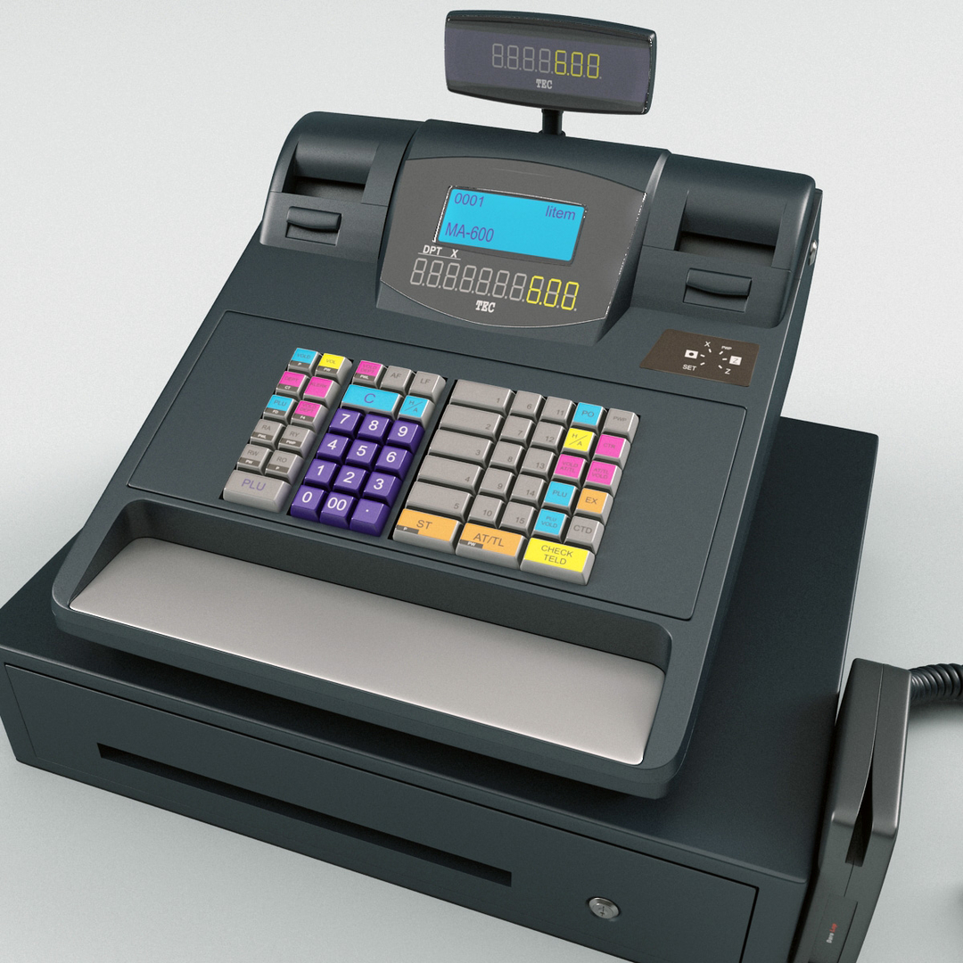 cash registers barcode scanners 3ds