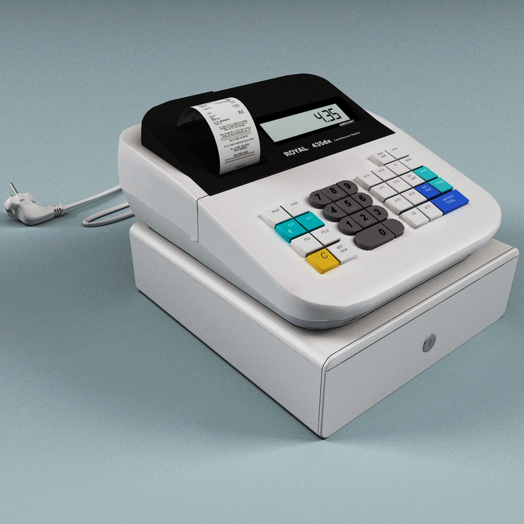 cash registers barcode scanners 3ds