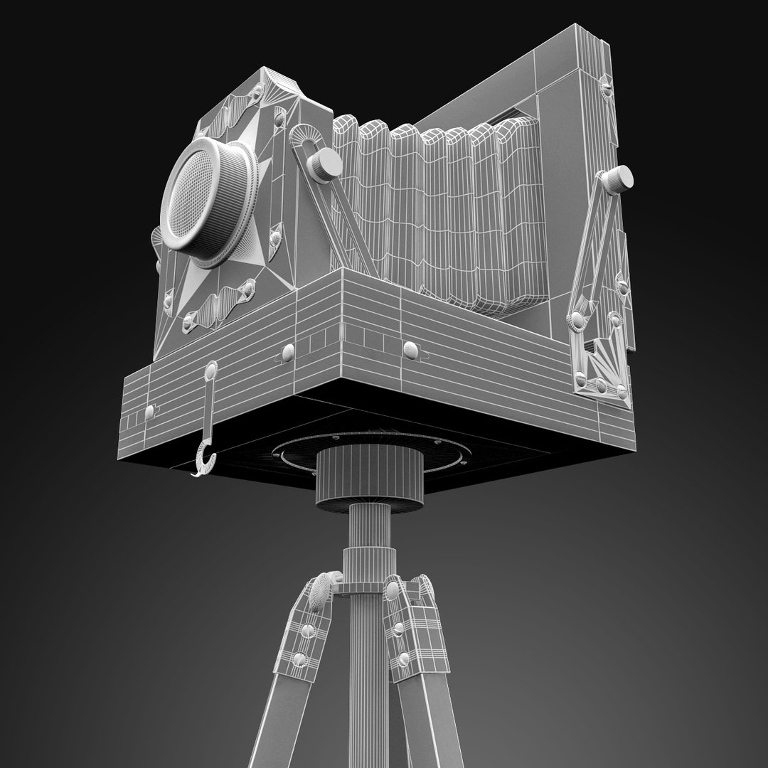 3d antique cameras v1 model