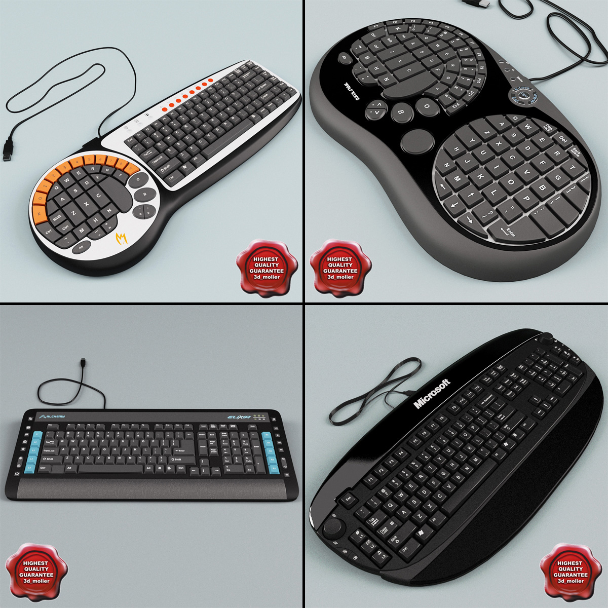 keyboards v5 3d 3ds