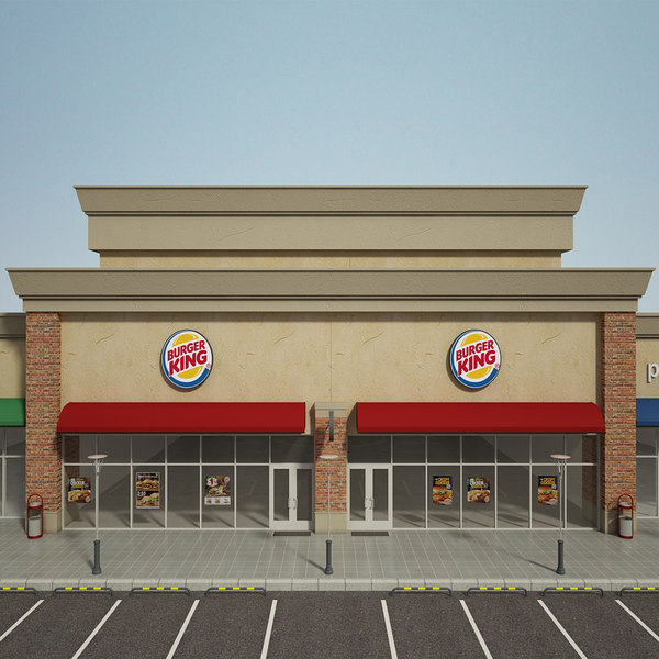 3ds max cartoon mexican restaurant