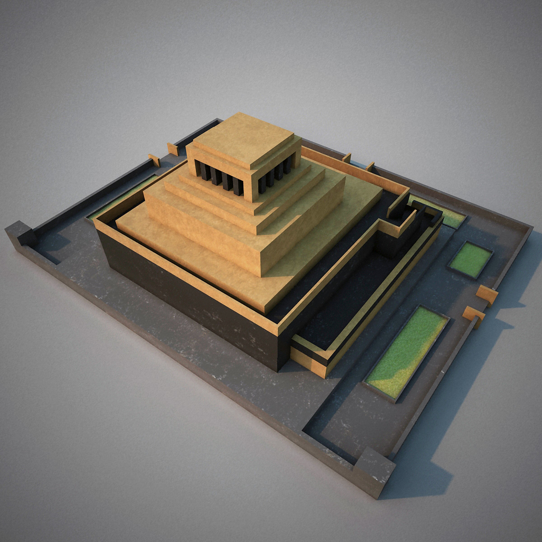 3d lenins mausoleum model