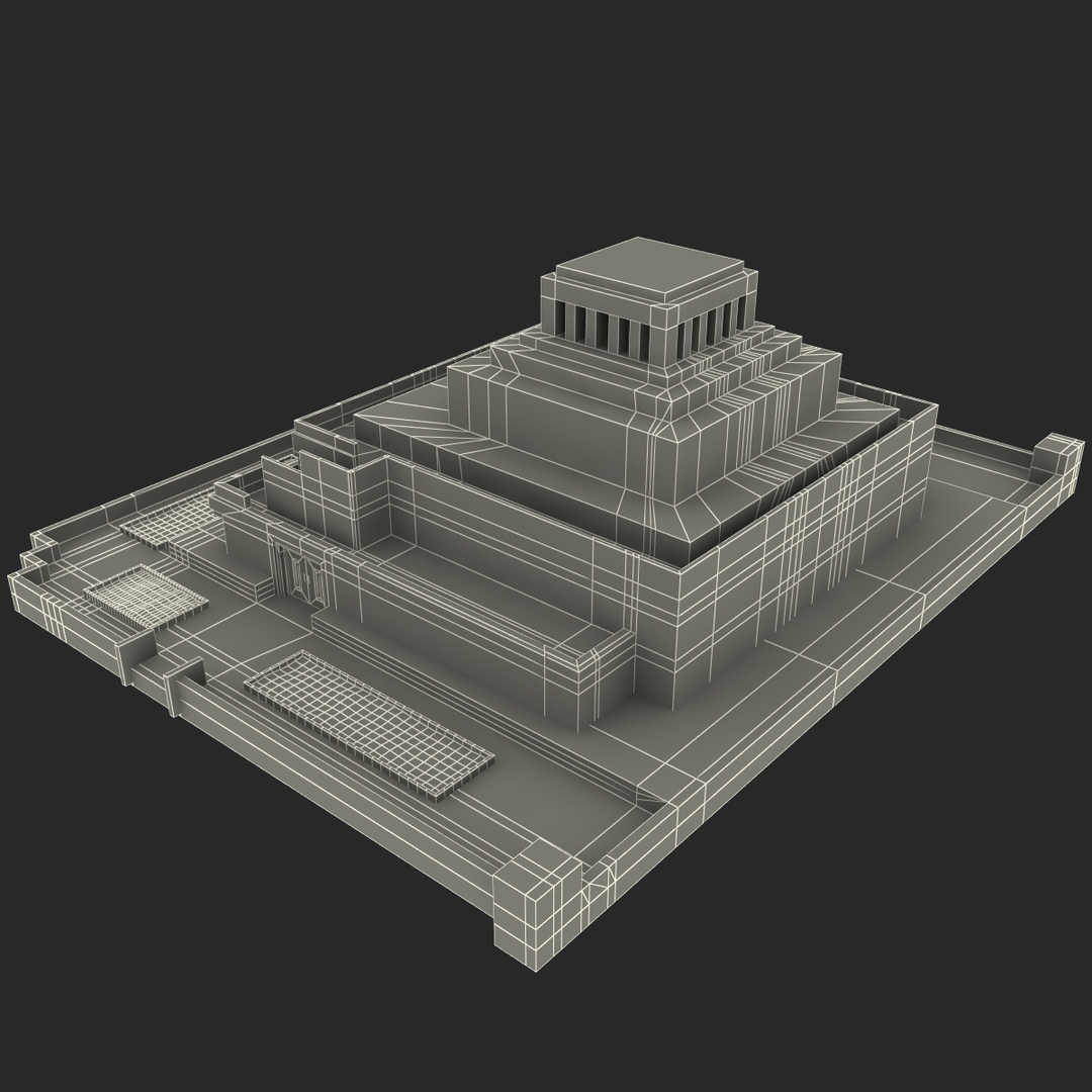 3d lenins mausoleum model
