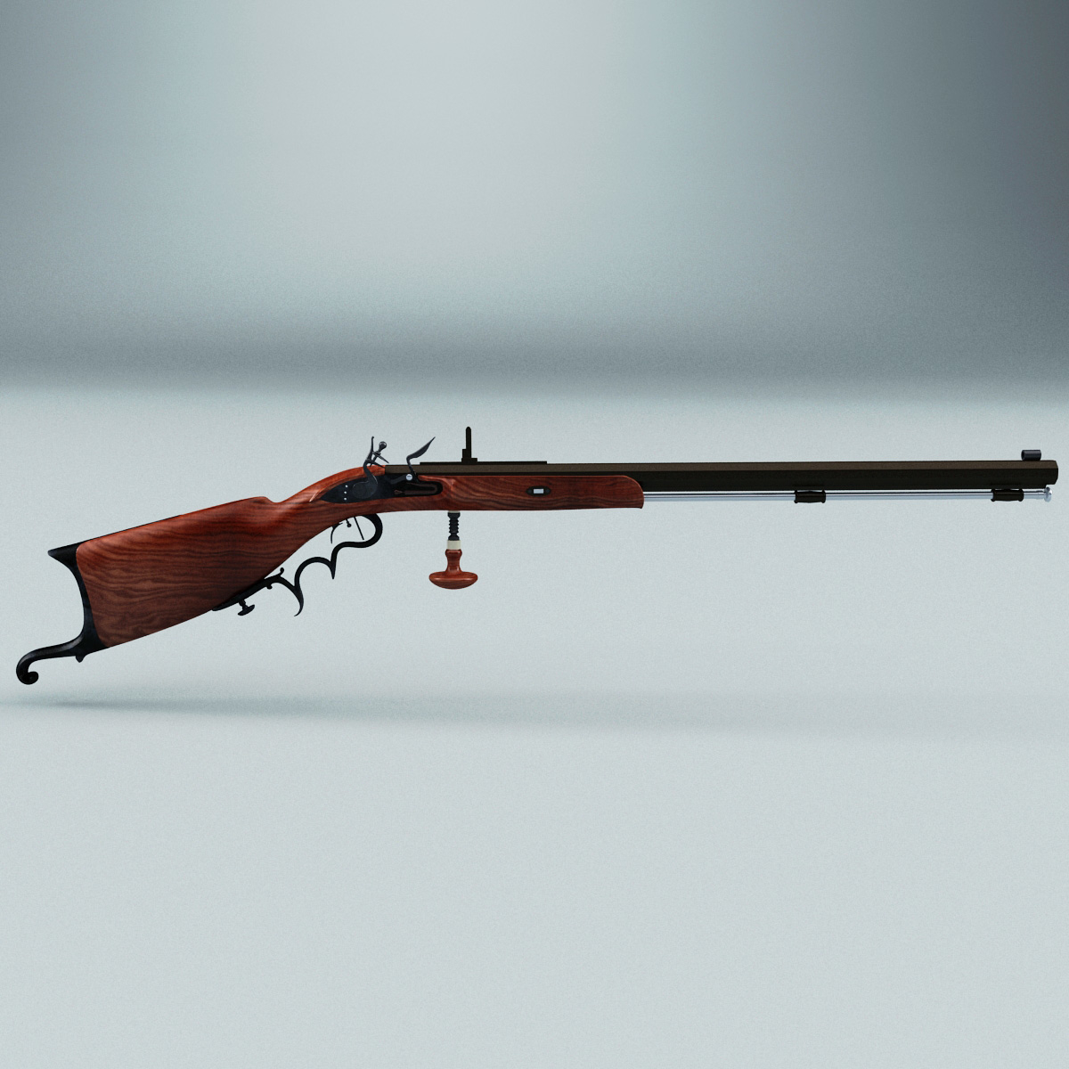 3d old musket model