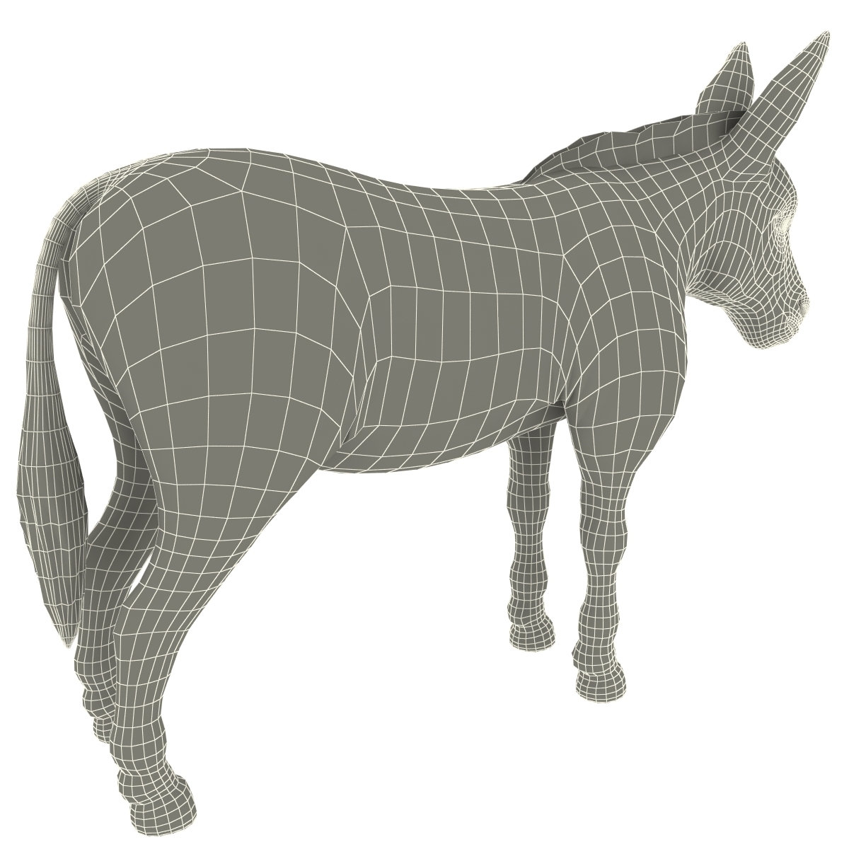 farm animals 3d model