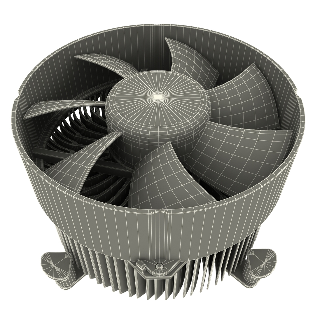 3d model cpu coolers v1