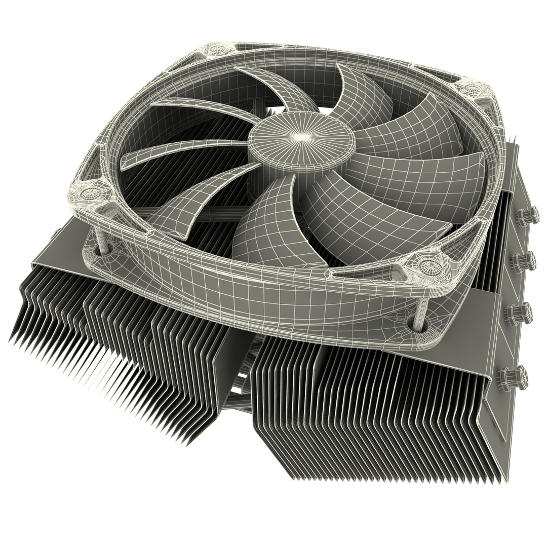 3d model cpu coolers v1
