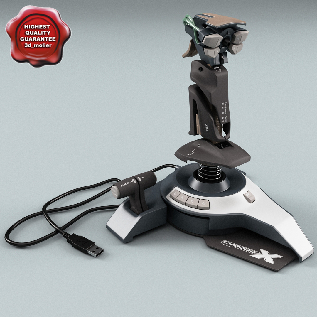 joysticks v2 3d model