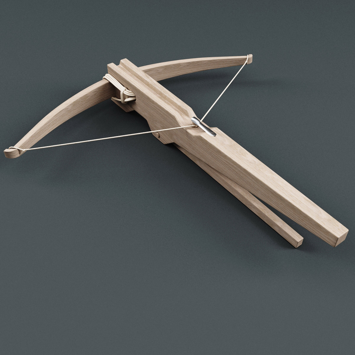 medieval crossbows bow 3d model