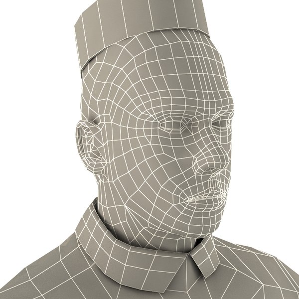 3d parking man static model