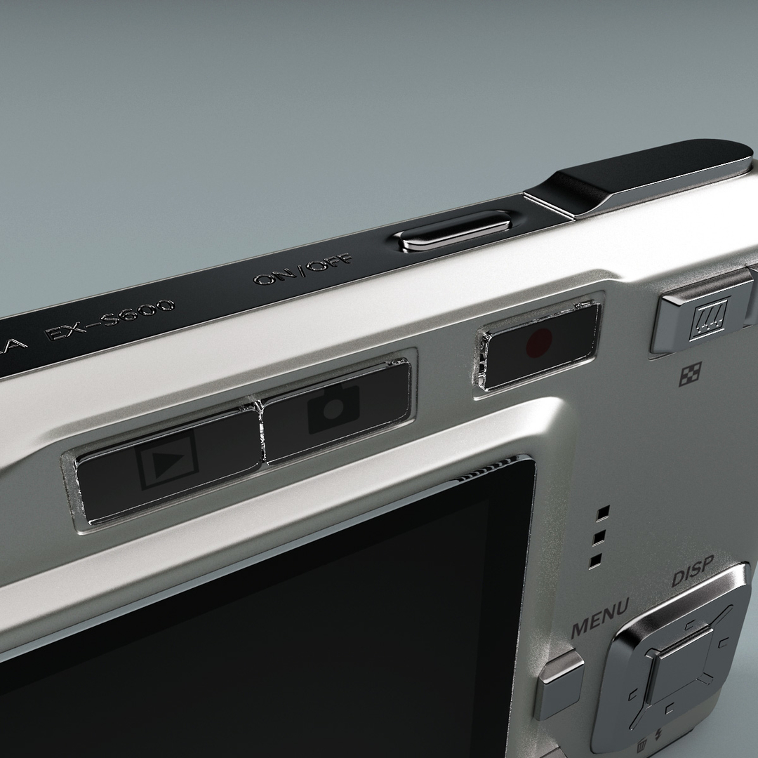 3d model digital cameras v8