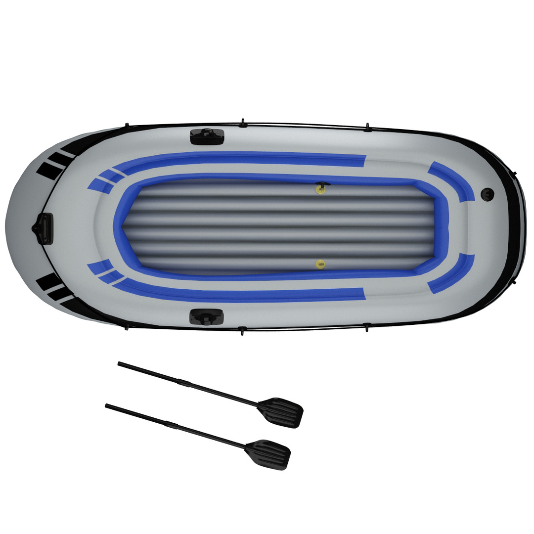 inflatable boats 3d model