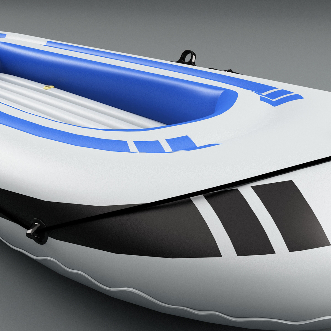 inflatable boats 3d model