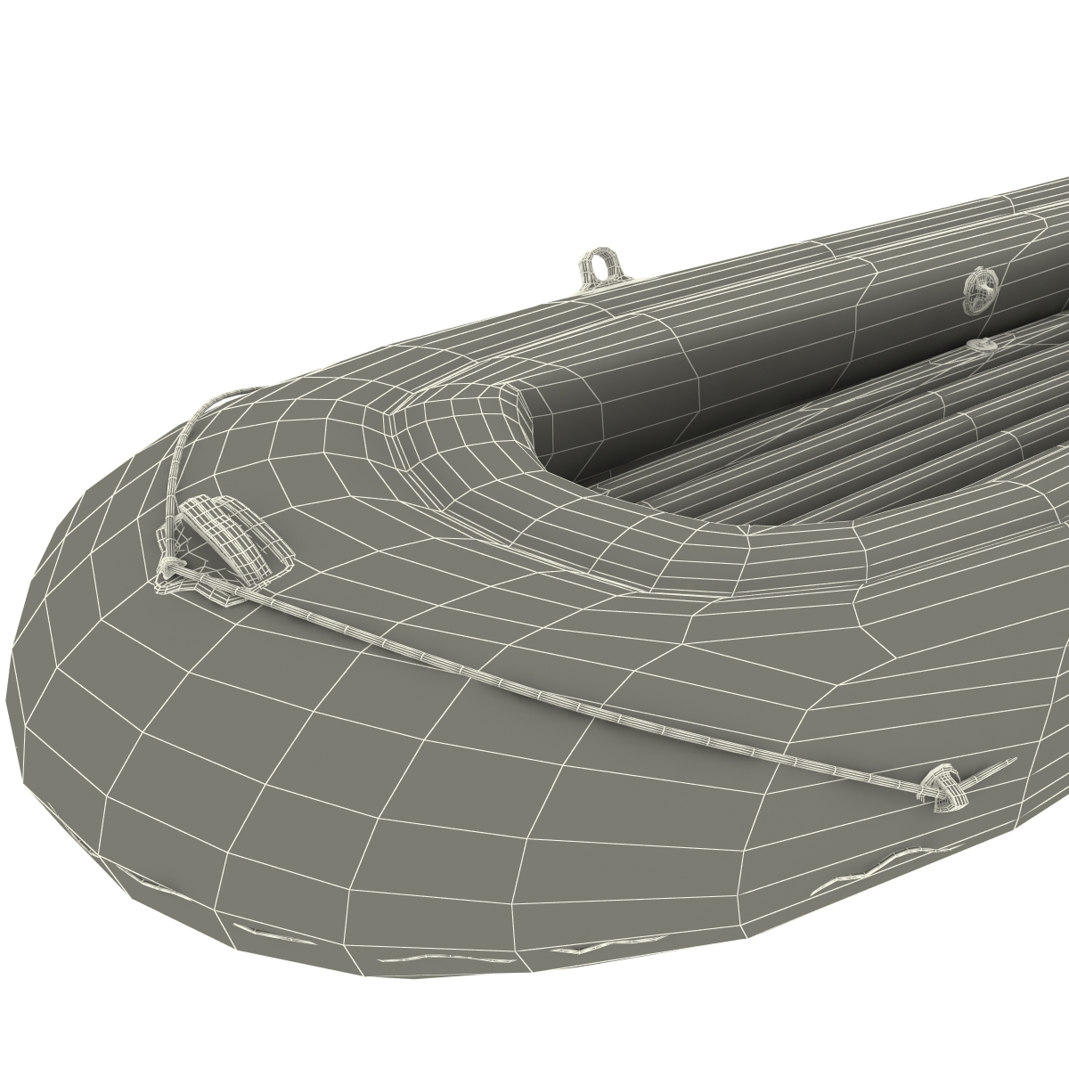 inflatable boats 3d model