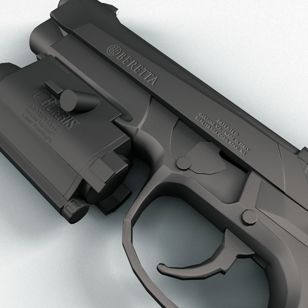 modelo 3d Colección Low Poly Pistols V1 - TurboSquid 624380