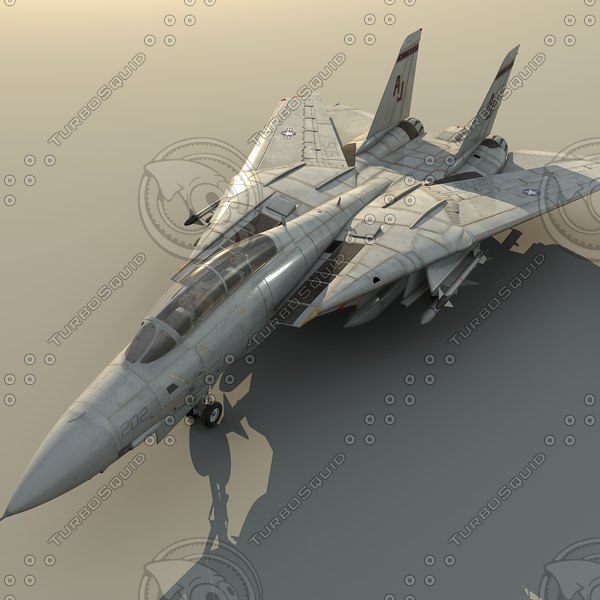 f14 tomcat 3d model