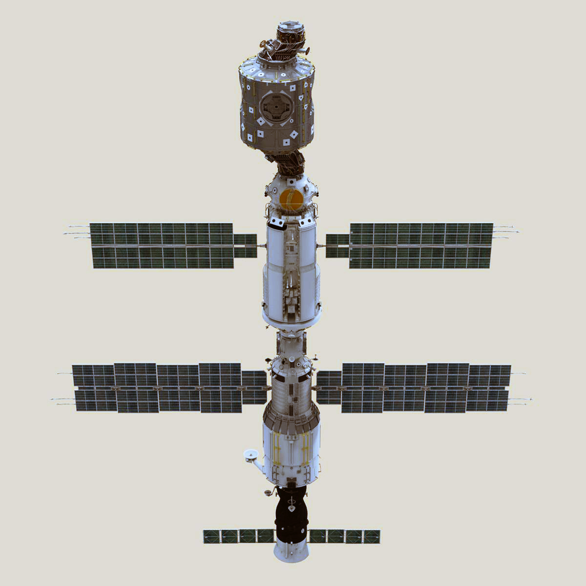 3d international space station iss