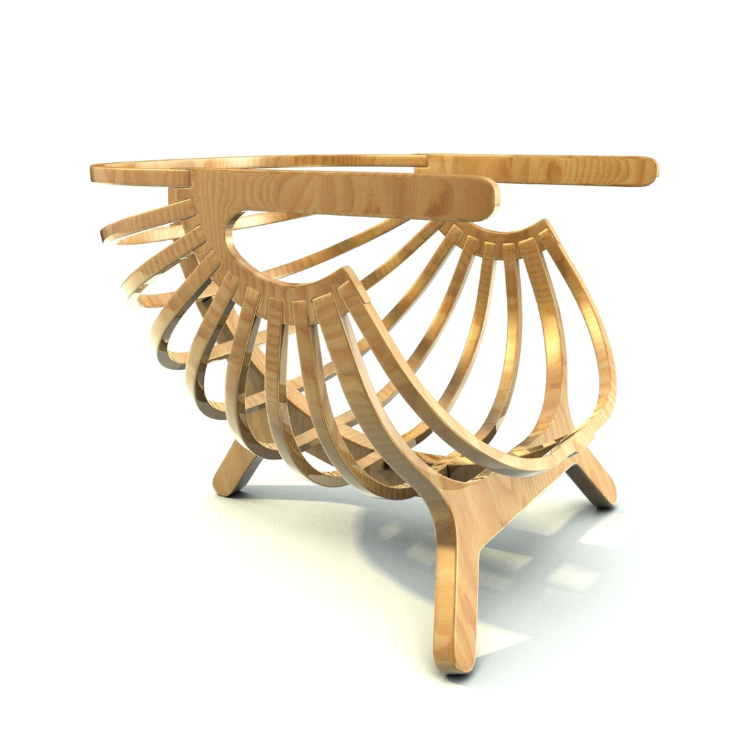 shell chair marco sousa dwg
