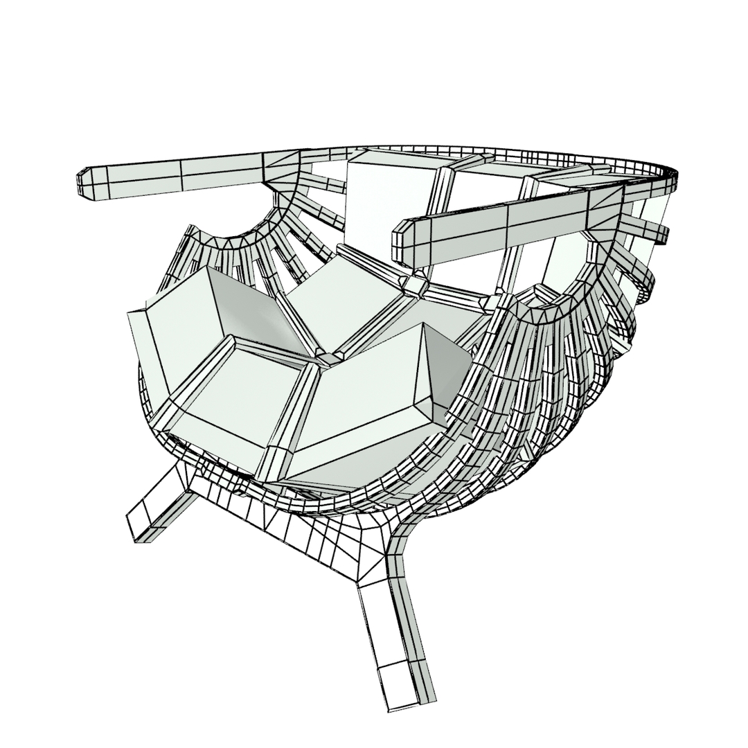 shell chair marco sousa dwg