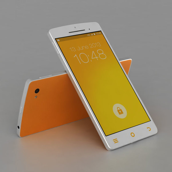 3ds max original generic smartphone phone