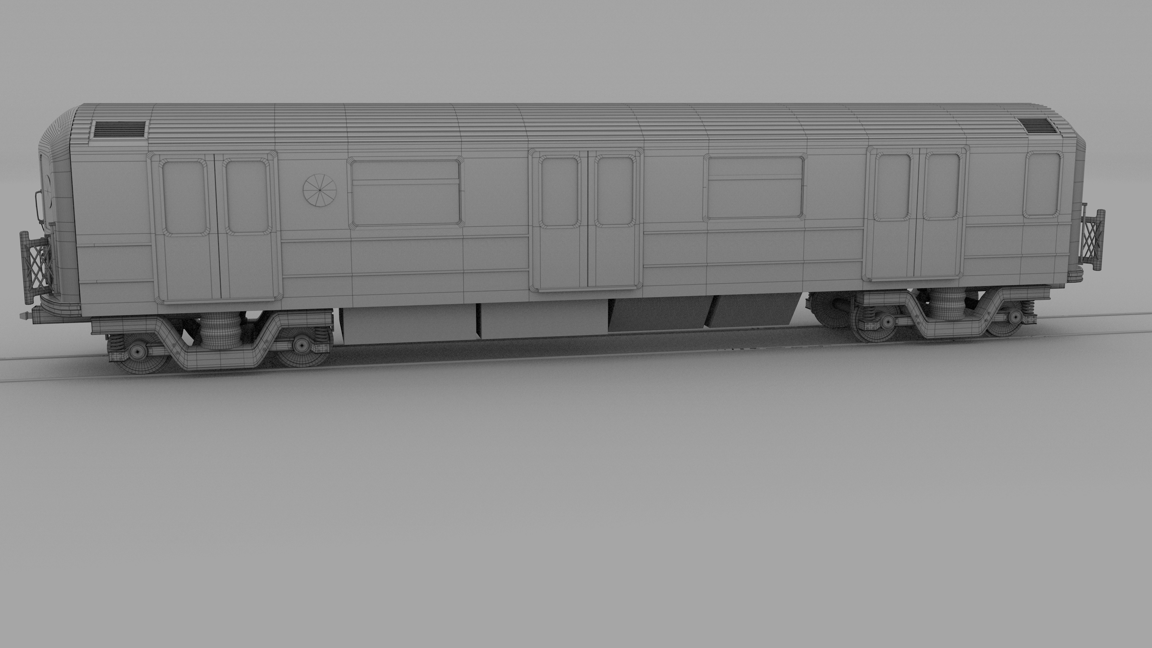 3d new york subway train model
