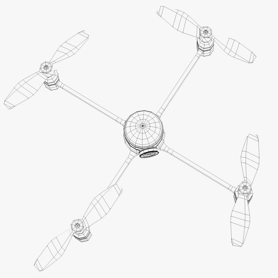 drone design 3d model